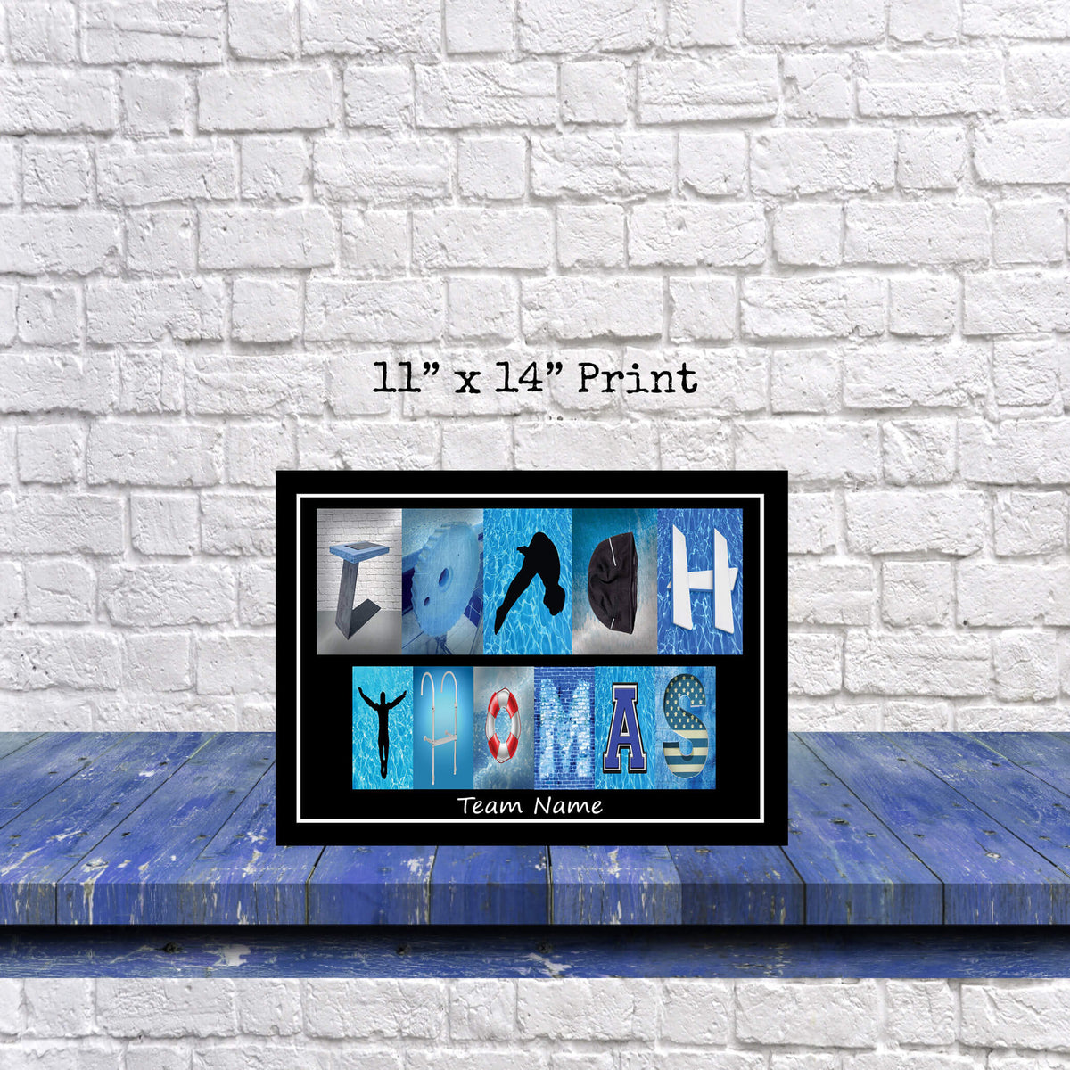 Dive Name Letter Art – Studio E Gifts