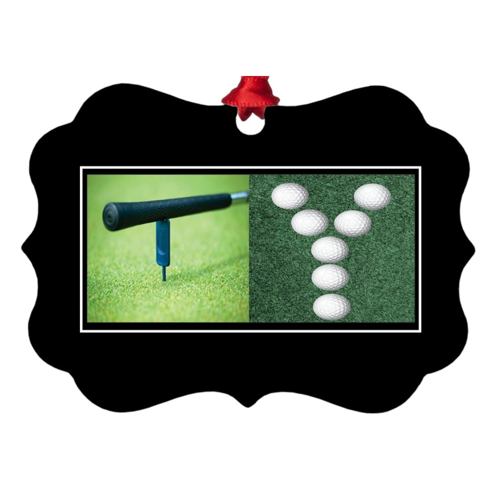 Golf Letter Art Name Ornament Metal – Studio E Gifts
