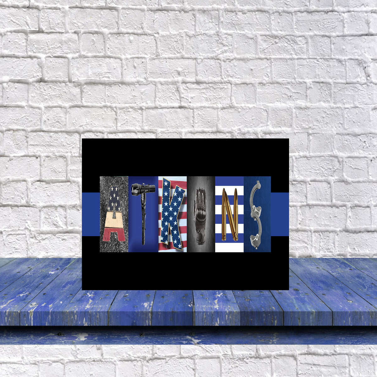 Police officer Letter Art – Studio E Gifts