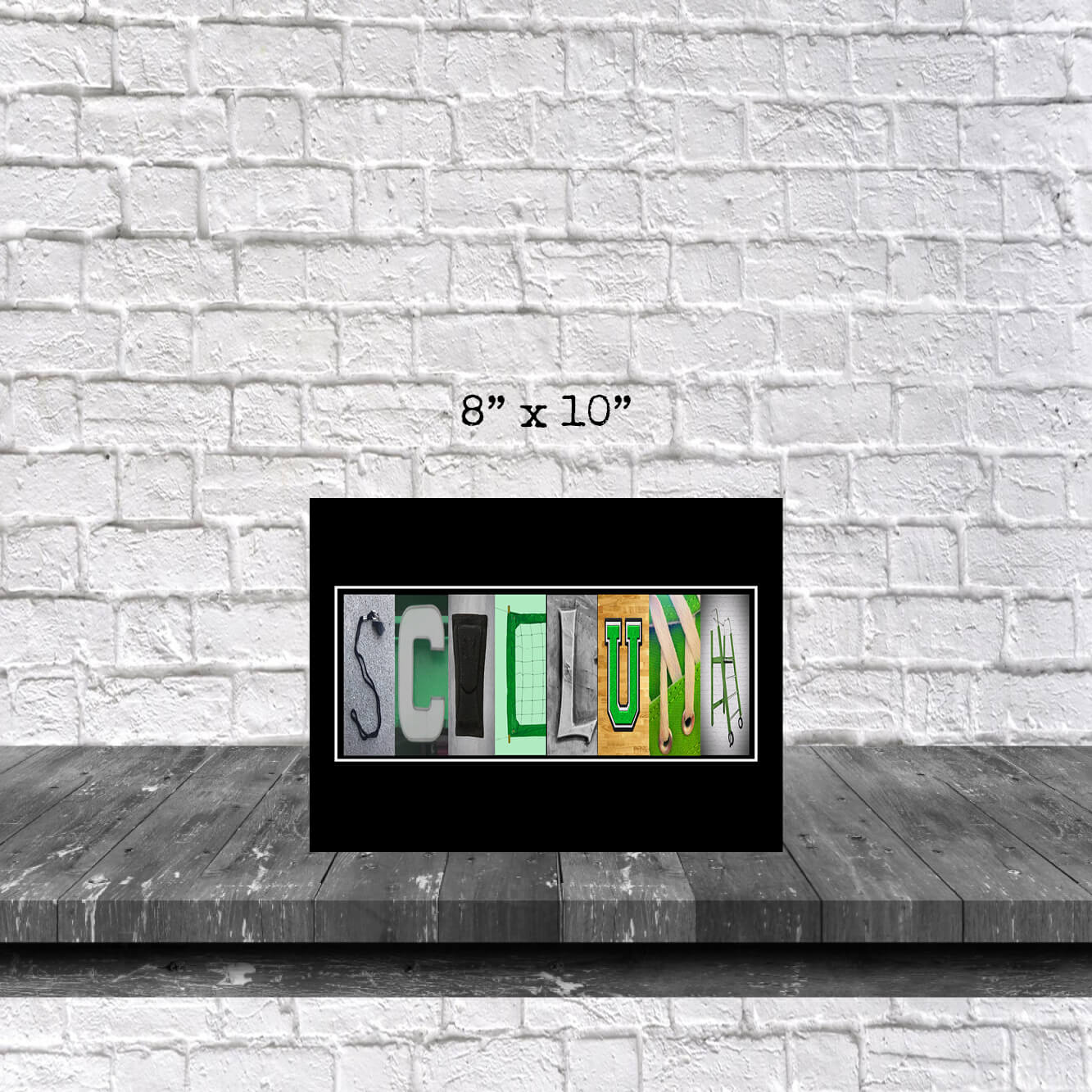 Personalized Volleyball Letter Art Print – Custom Sports Wall Decor ...