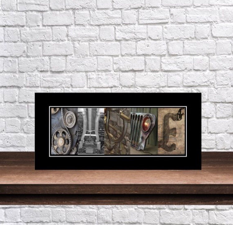 Car Part Letter Art – Studio E Gifts